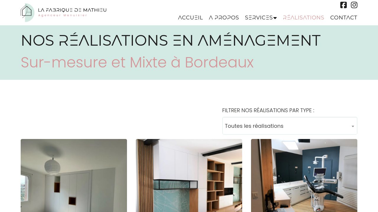 Réalisations en menuiserie sur-mesure et mixte | Bordeaux et Gironde